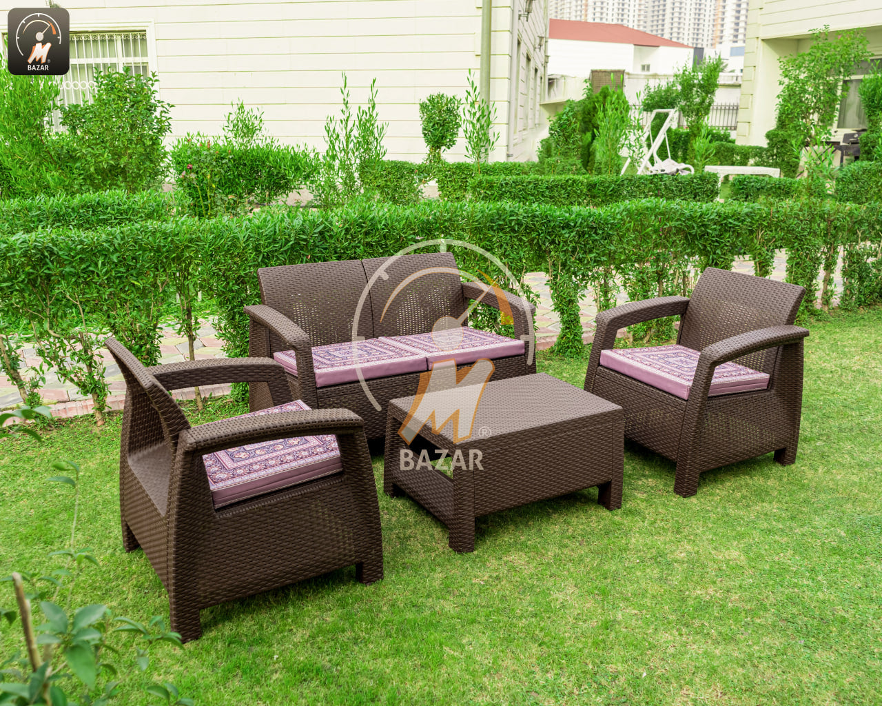 Modern Garden Seating Set - mbazar.co – M-Bazar